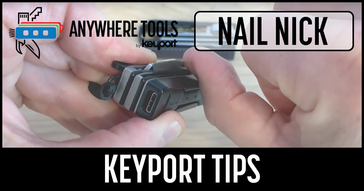 How To Deploy a Blade or Tool Using the Nail Nick | Keyport