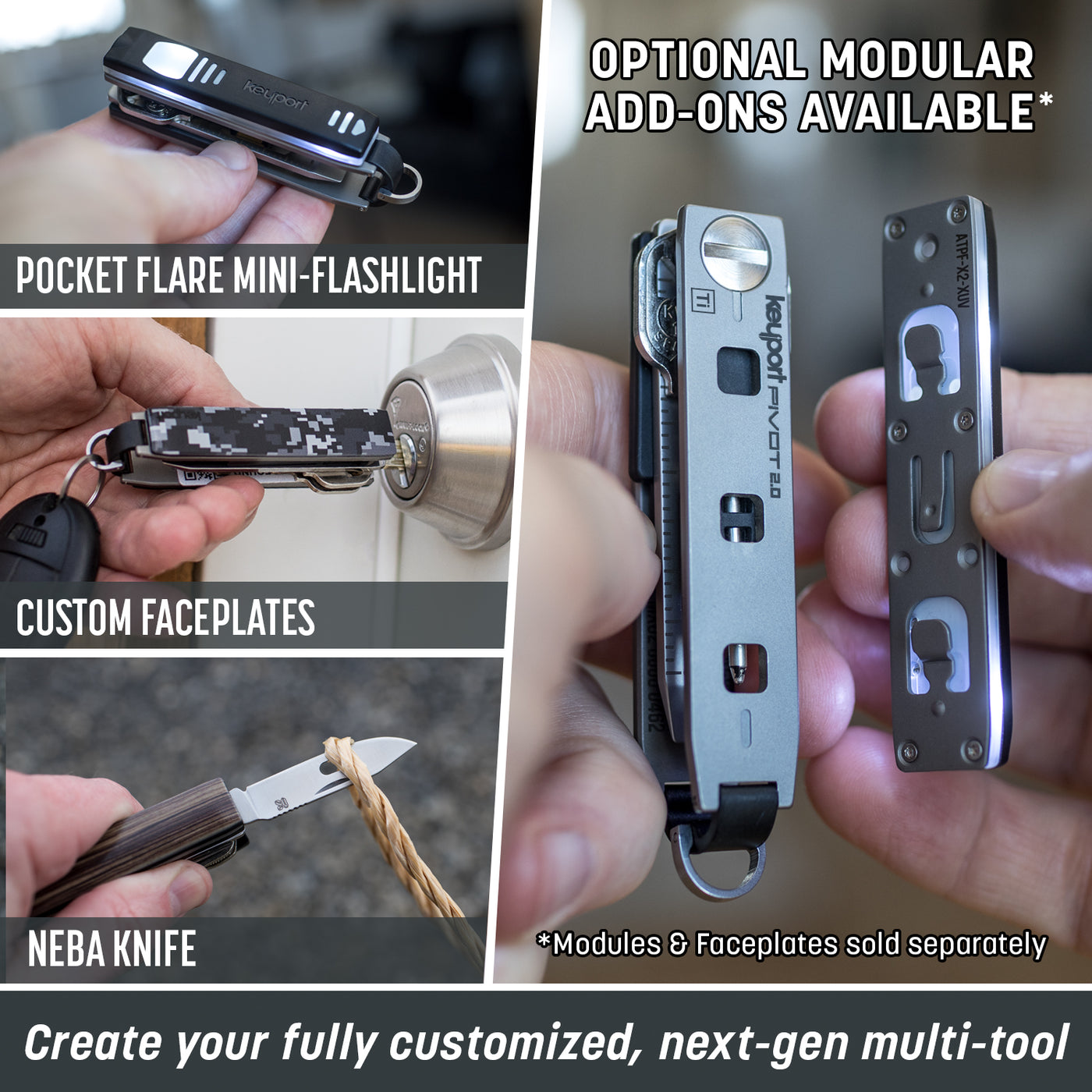 Titanium Pivot 2.0 - EDC Key Organizer | Keyport
