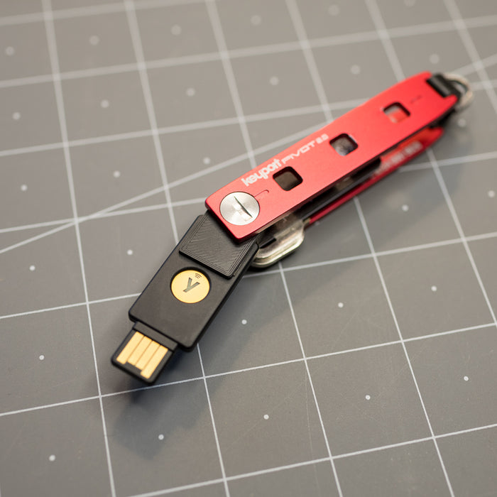 YubiKey NFC Adapter - 3D Printed | Designed for Keyport Pivot