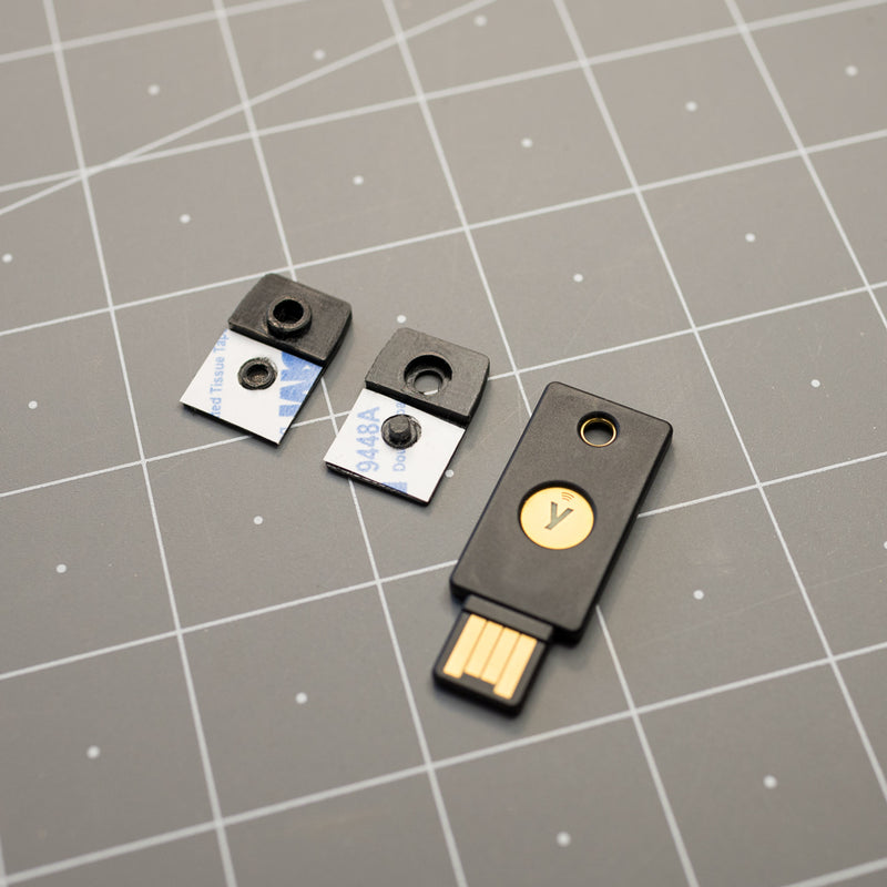 YubiKey NFC Adapter - 3D Printed | Designed for Keyport Pivot