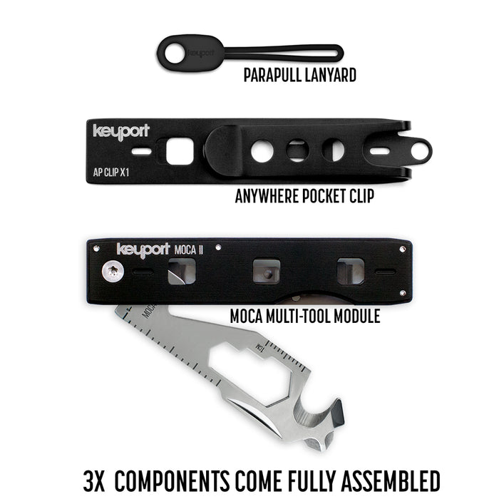 11-in-1 Folding Multi-Tool w/ Pocket Clip | MOCA2 Module Kit