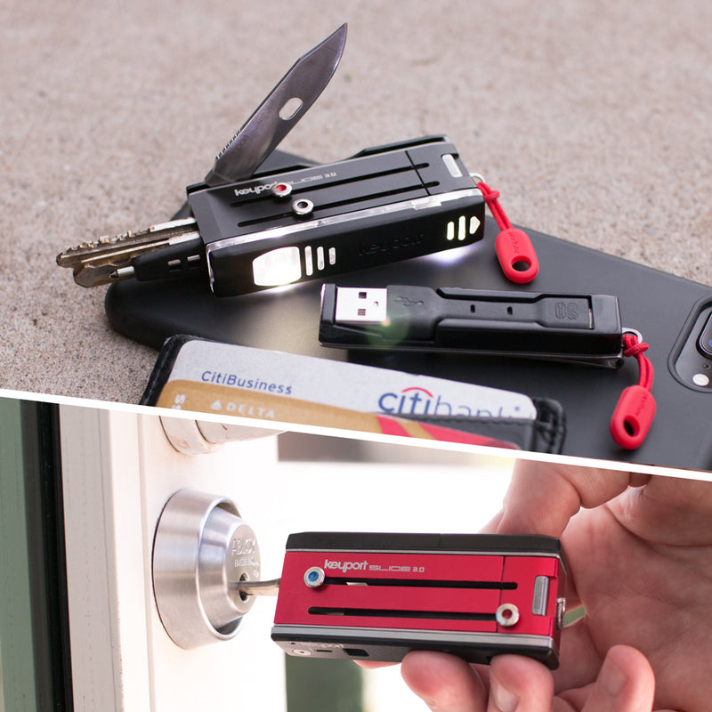 Slide 3.0 (4-Port) - EDC Key Holder + Multi-Tool | Keyport