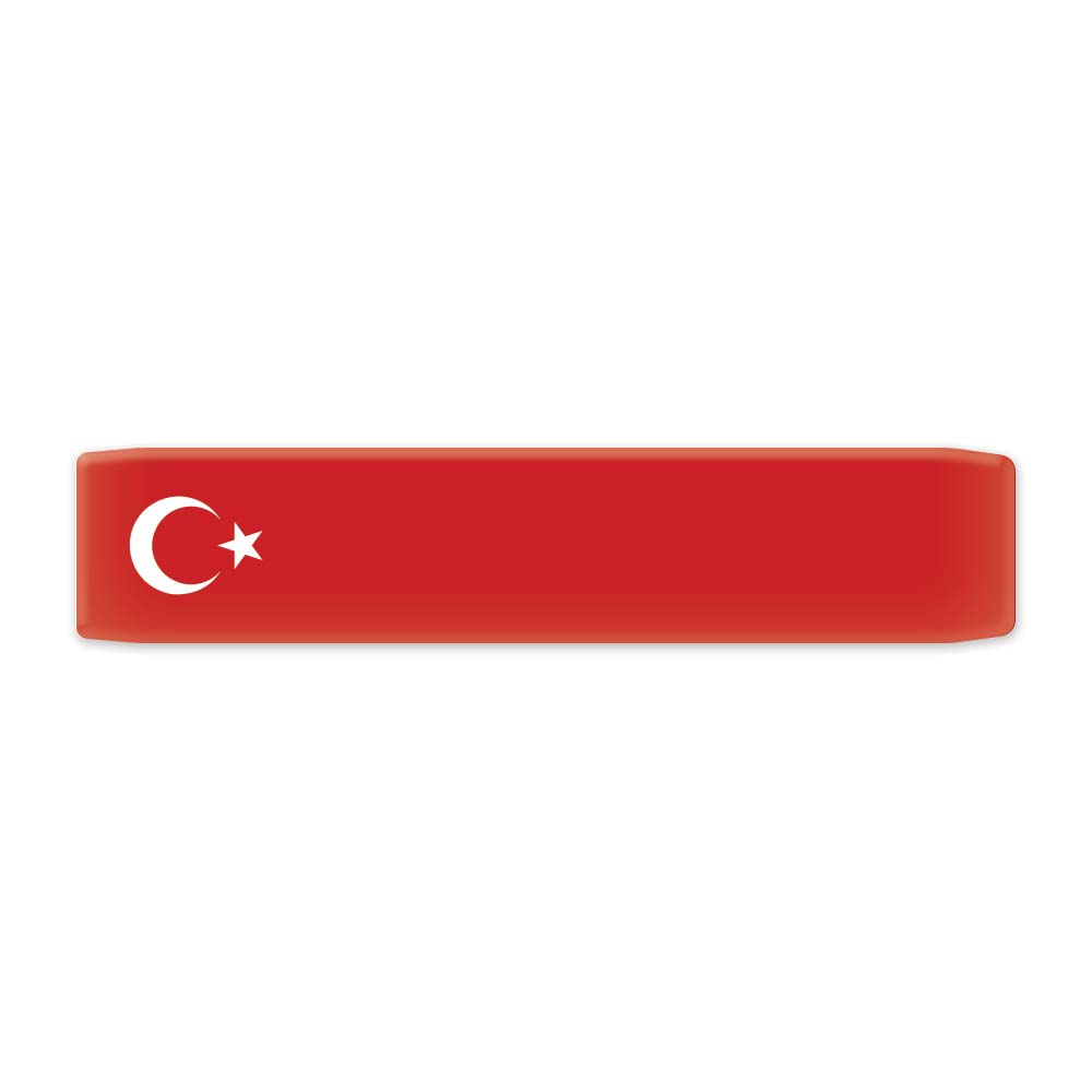 Turkey Flag Faceplate | Turkish Flag Side Plate | Keyport