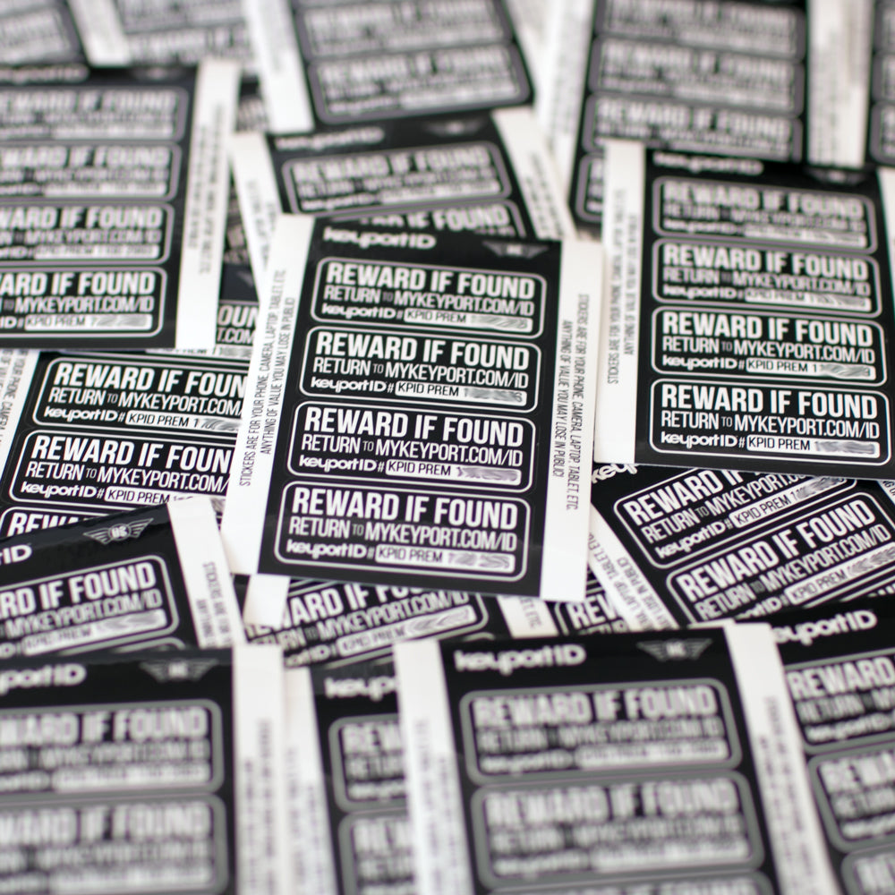 Lost and Found Stickers | EDC Finder Tags | KeyportID EDC