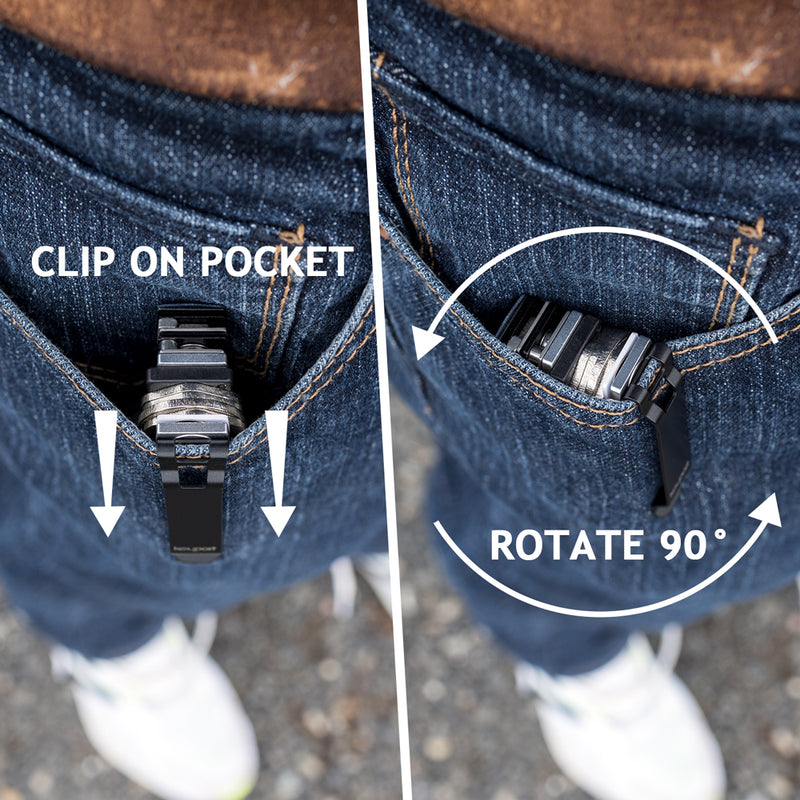 Deep Carry KO Pocket Clip for Keyport Pivot & Keyport Slide