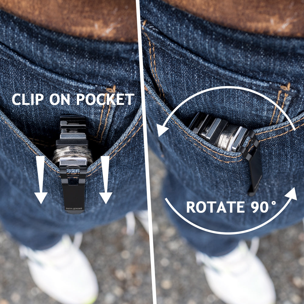 EDC Pocket Clip + EDC Money Clip | Keyport Anywhere Tools